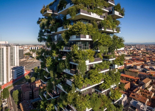 Tree-Covered Buildings: Design, Examples, Benefits & Challenges