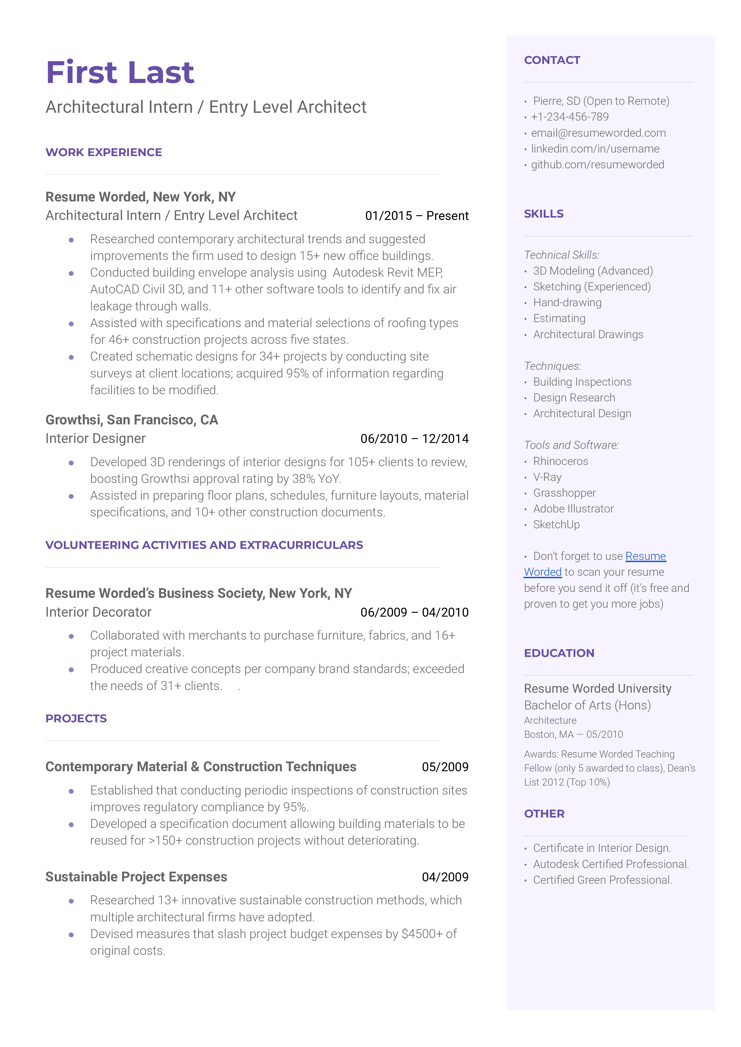 Top Architectural Drafter Resume Guide with Example [USA 2025]